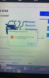VXDIAG ODIS Error Reading License File Solution - VXdiagshop.com