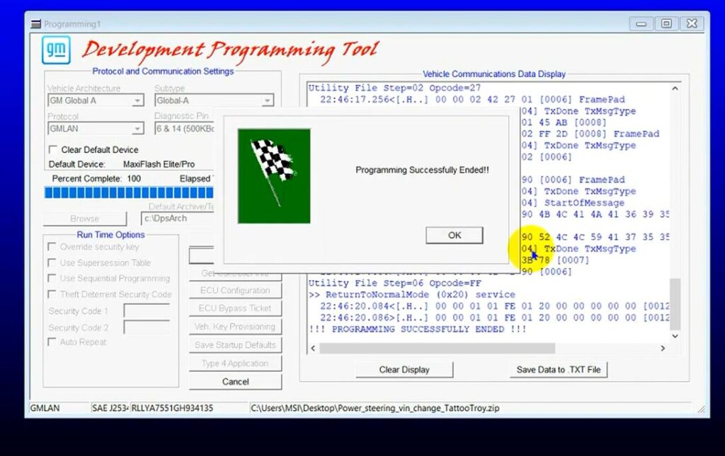 How to Change GM Power Steering PSCM VIN by DPS? - VXdiagshop.com