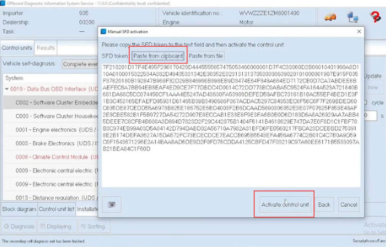 How to Unlock VAG SFD with ODIS Service Manually? - VXdiagshop.com